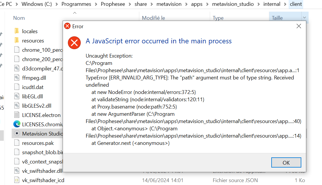 Metavision Studio installation