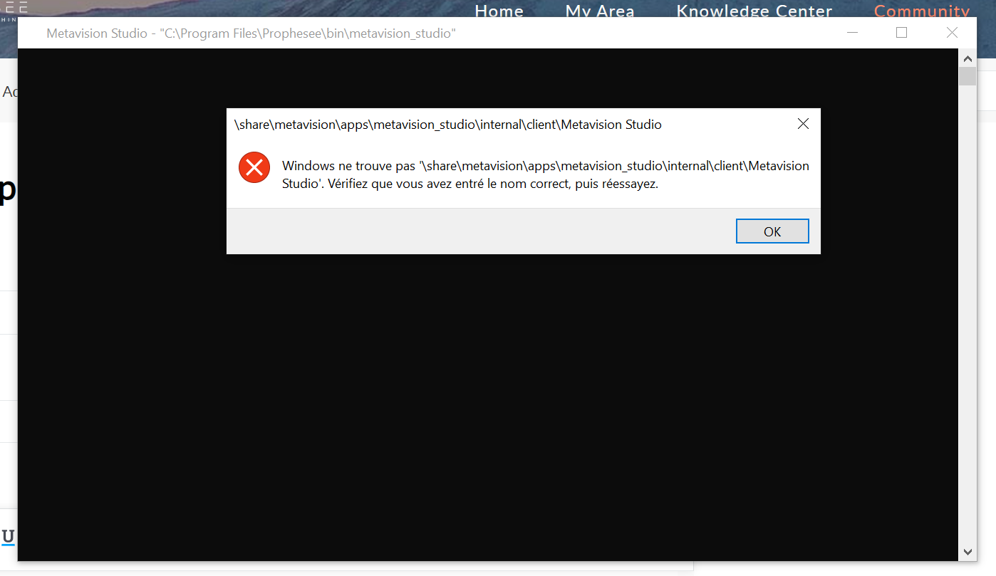 Metavision Studio installation